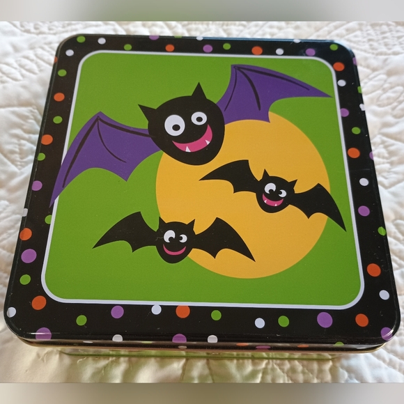 Other | Vintage Bat Square Tin | Poshmark